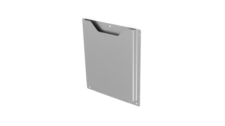 RVS documenthouder A4 met achterplaat - Inox Master