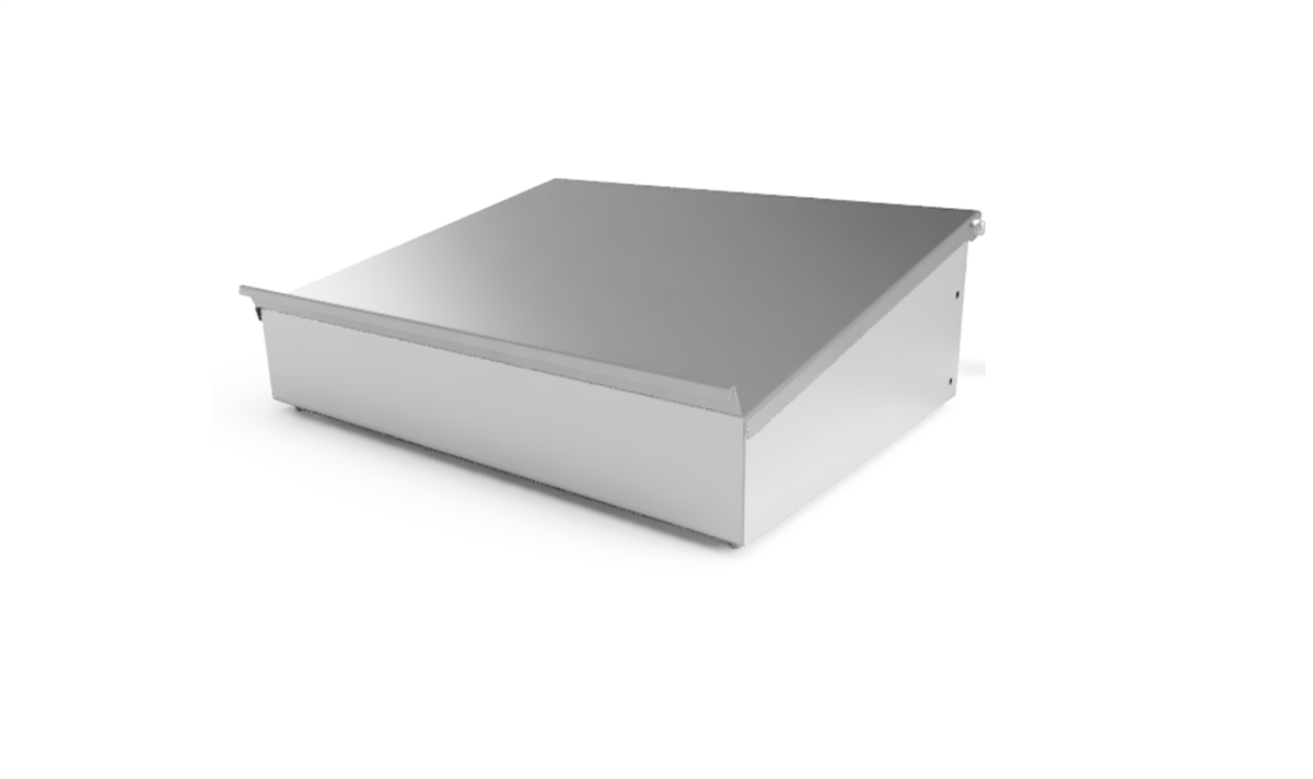 RVS lessenaar wandmodel gesloten - Inox Master